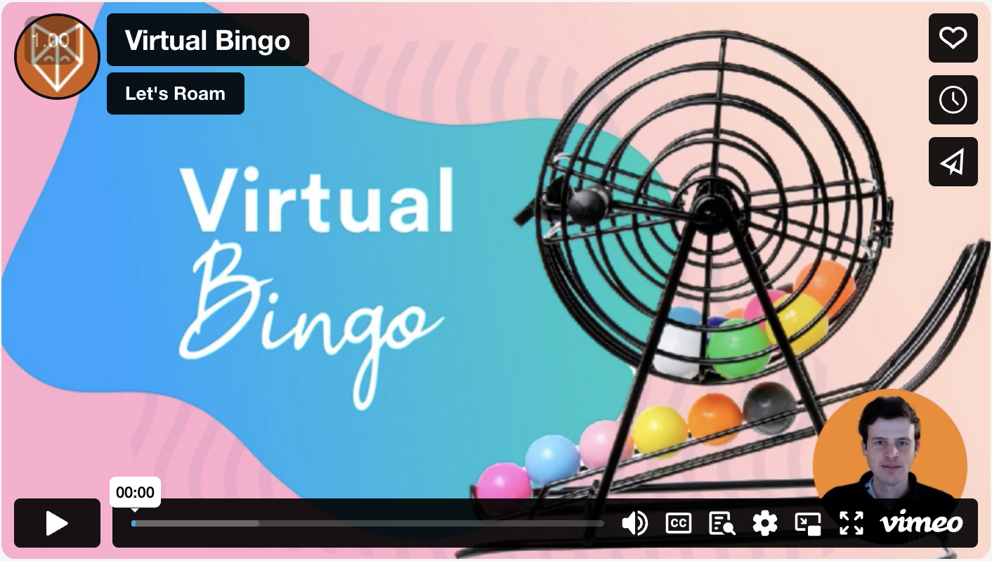 Bingo | Team Building Games by Let's Roam | Let's Roam
