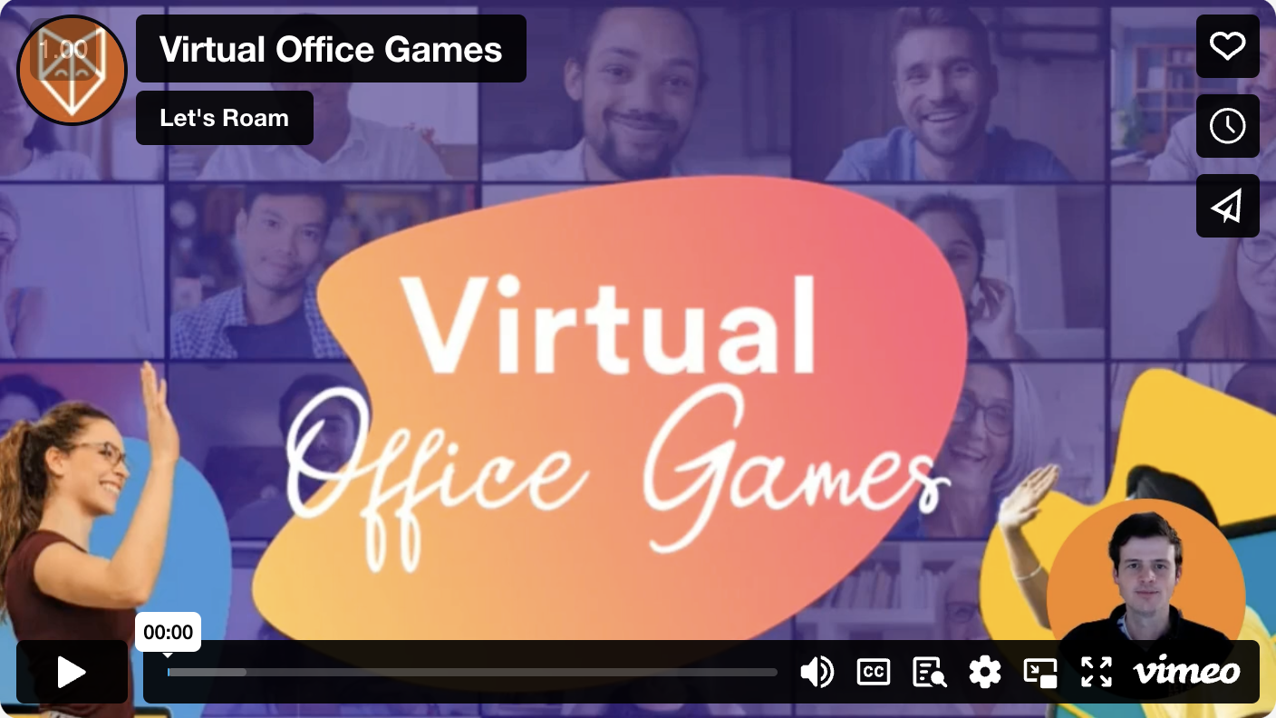 Virtual Office Games | Team Building by Let's Roam | Let's Roam
